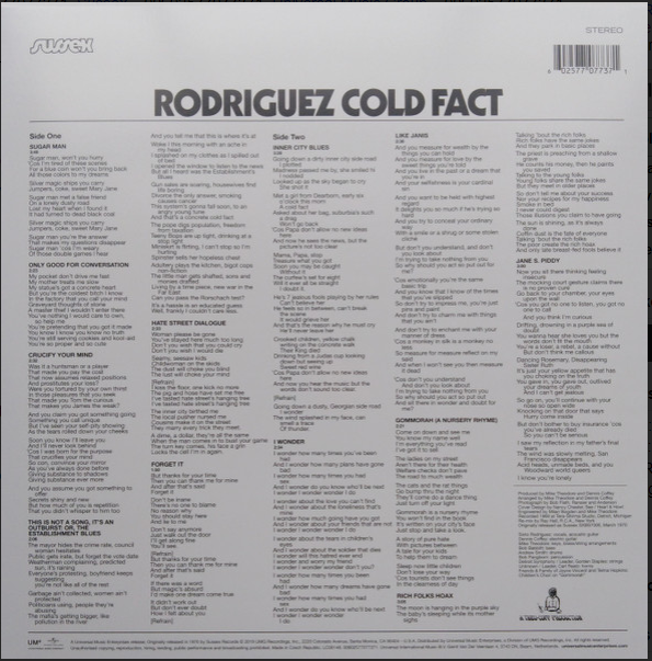 Cold Fact - Rodriguez (2. El) – Beatsommelier